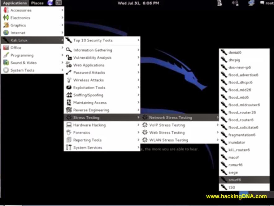 HackingDNA: SMURF6 ON KALI LINUX