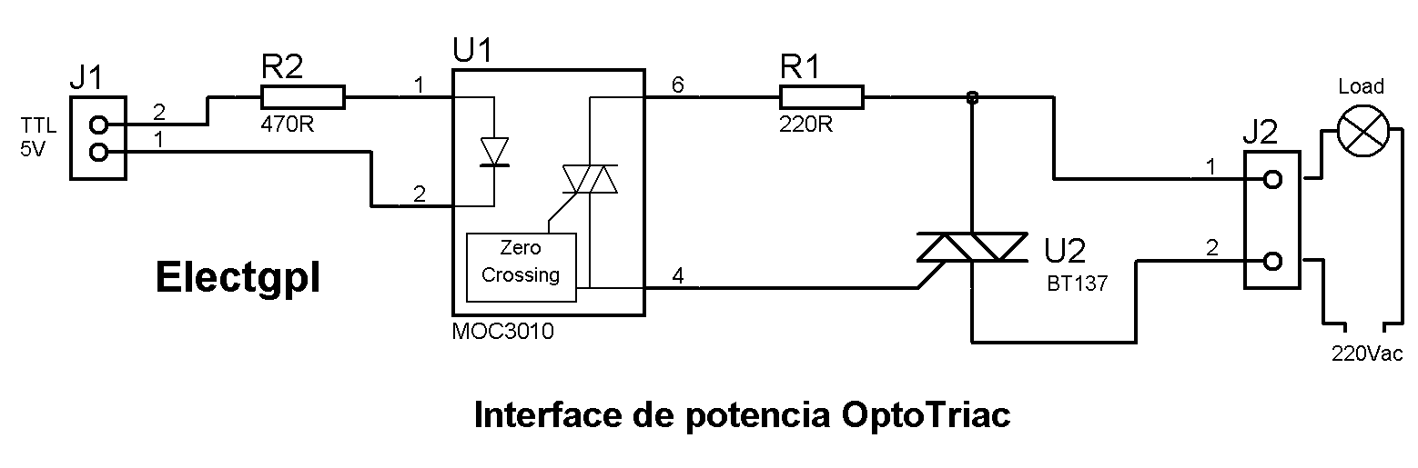 Electgpl Electrónica: Control de potencia con Triac