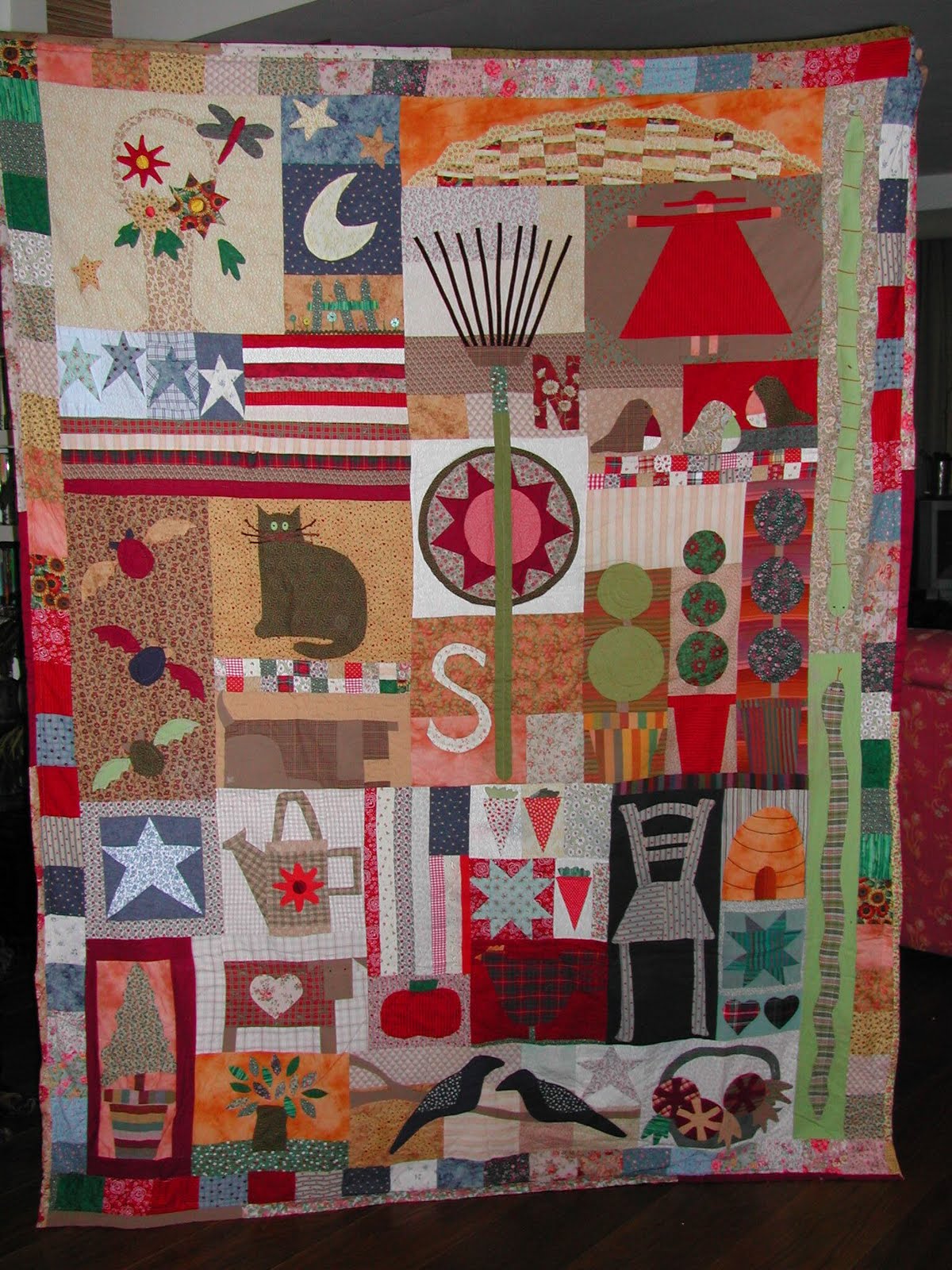 Colchas patchwork country - Imagui