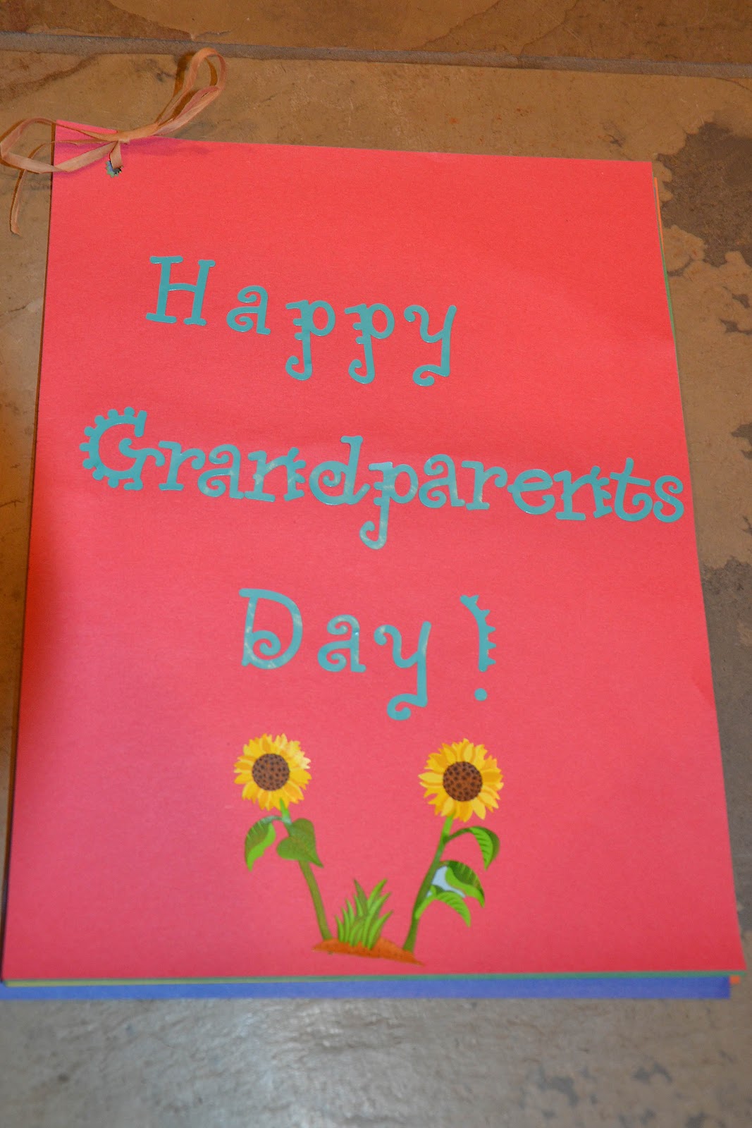 Grandparents Day Card Craft