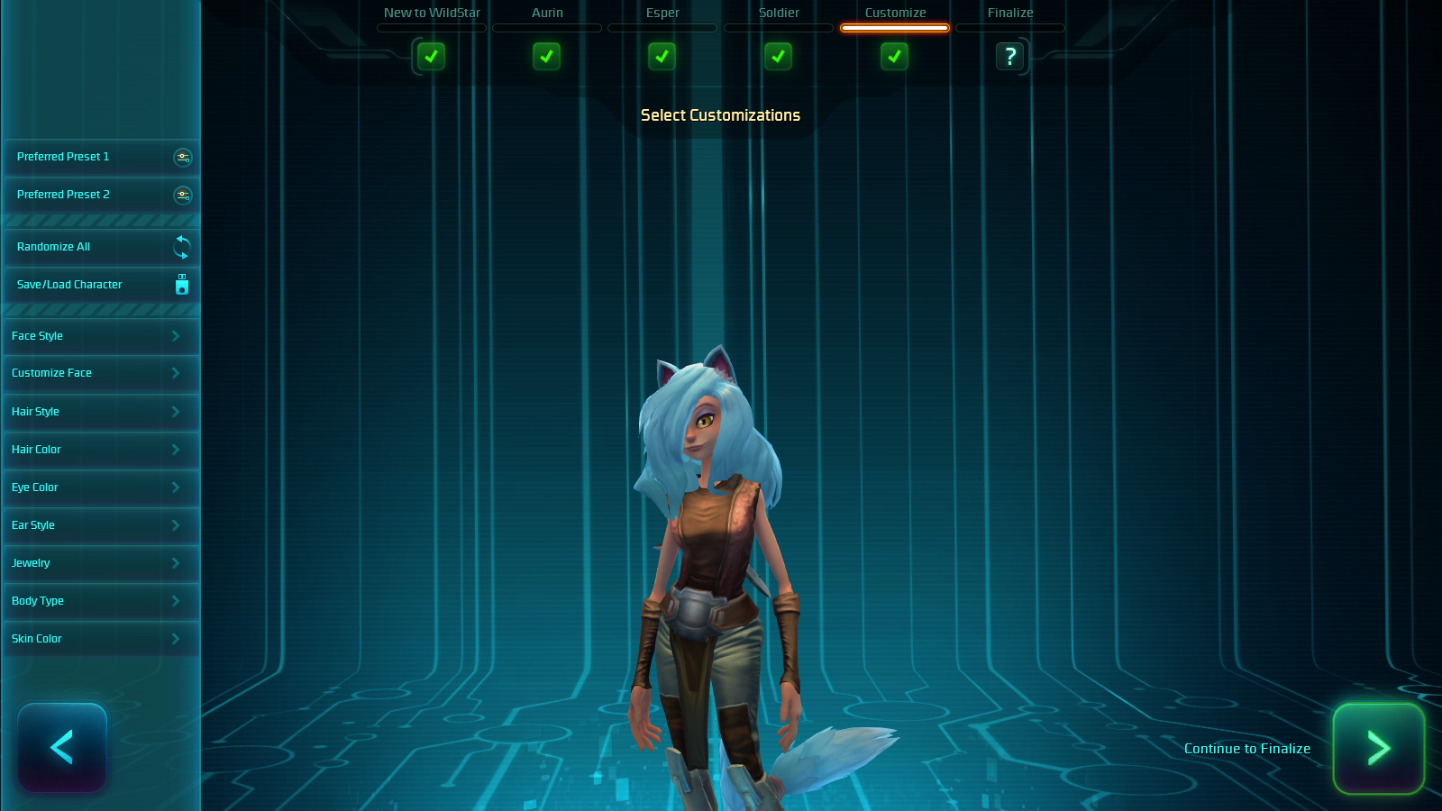 Wildstar Races Male And Female