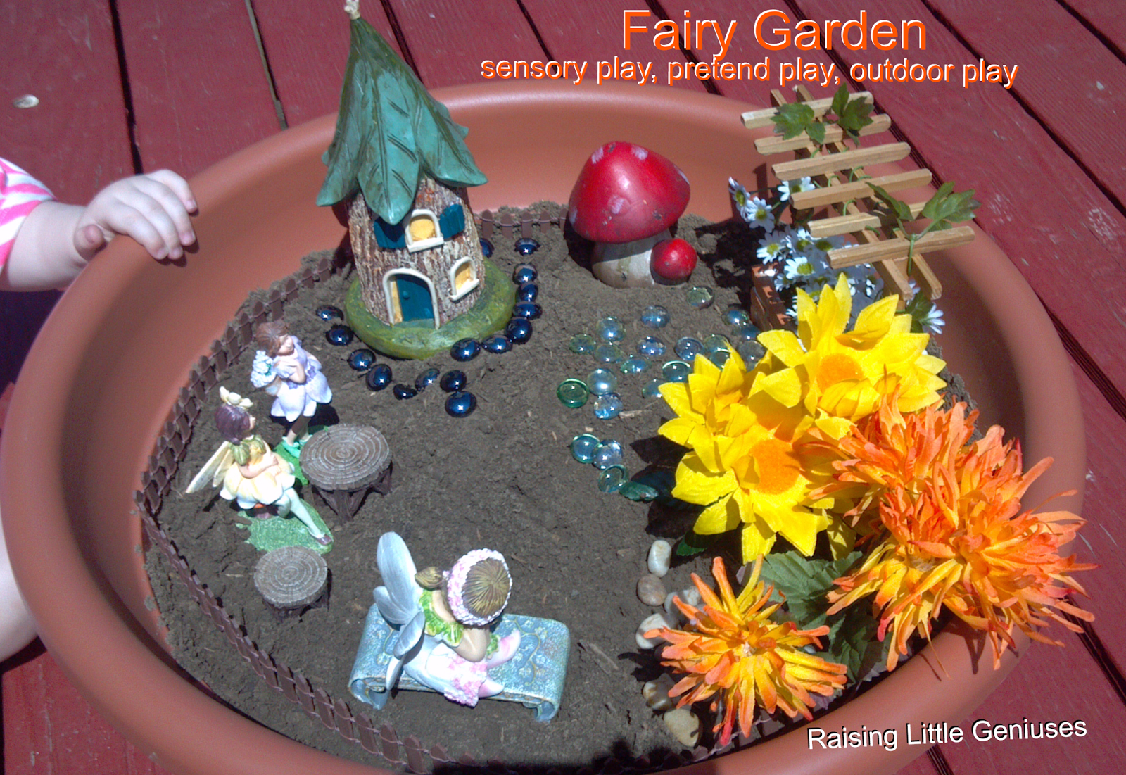 Raising Little Geniuses: Fairy Garden (sensory play, pretend play ...
