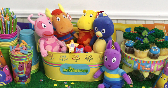 Fotos de decoración de fiestas infantiles de backyardigans - Imagui