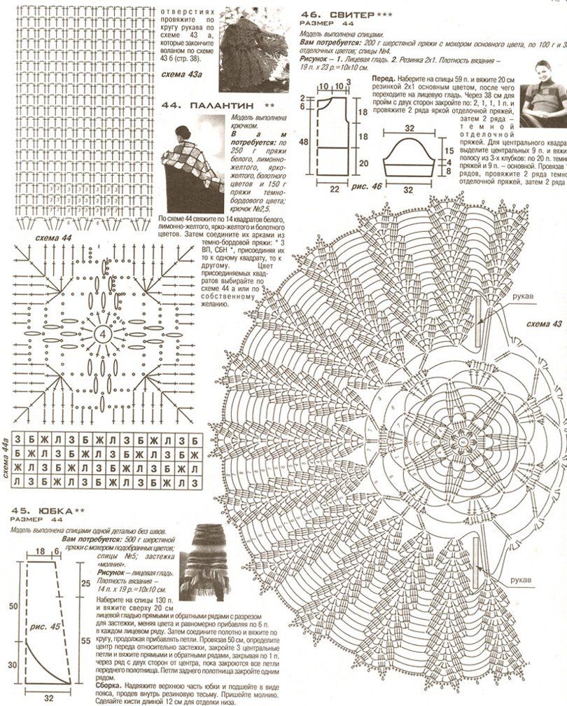Chaleco circular al crochet patrones - Imagui