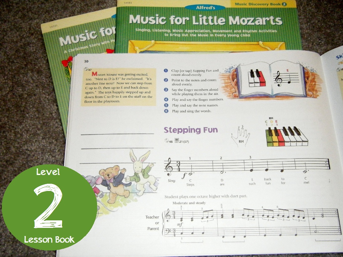 Living and Learning at Home: Preschool Piano with Music for Little Mozarts