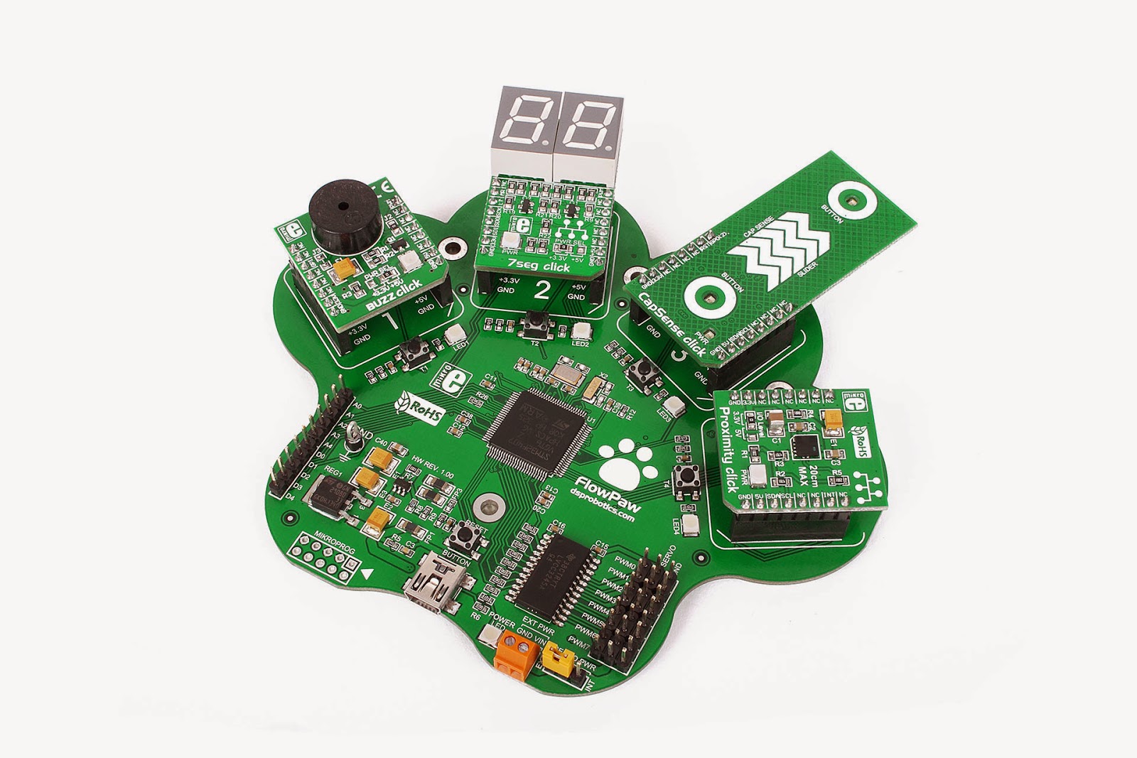 DSP Robotics Blog: FlowPaw new Hardware from DSPRobotics for Education