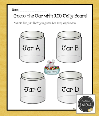 Jelly Bean Themed Math & Freebie