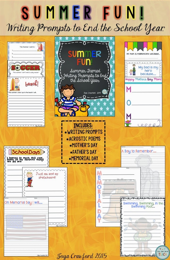 The Best of Teacher Entrepreneurs: Summer! ~Writing Prompts to End the ...