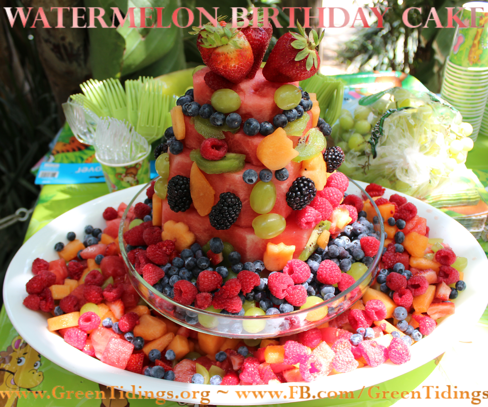 Green Tidings Fresh Fruit Watermelon Birthday Cake green-tidings-fresh-fruit-watermelon-birthday-cake