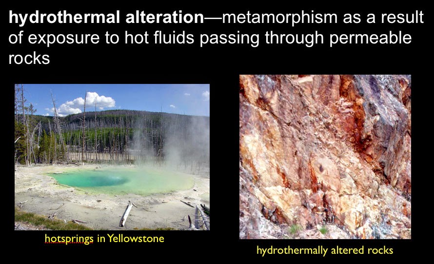 Hydrothermal Metamorphism Hydrothermal Metamorphism