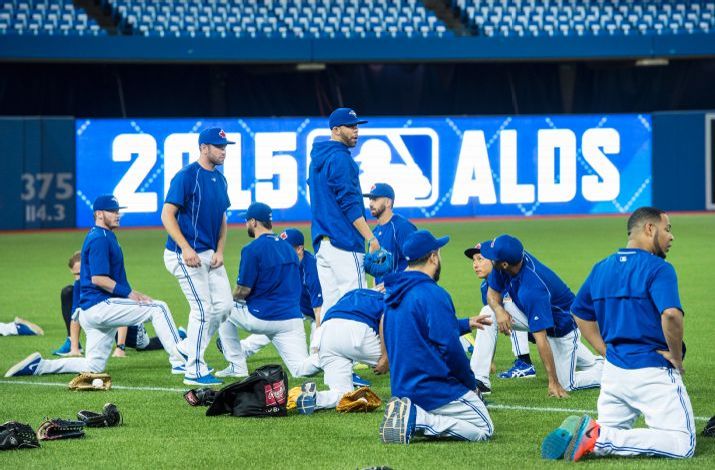[ALDS] 내일 경기를 준비하는 4팀의 선수단.JPG : MLBPARK