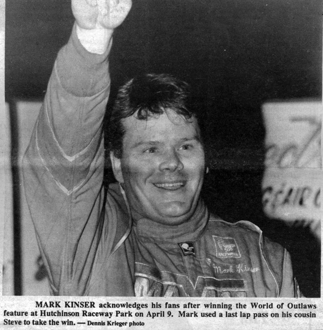 Midwest Racing Archives: 1993 - Mark Kinser wins Hutchinson with last-lap pass