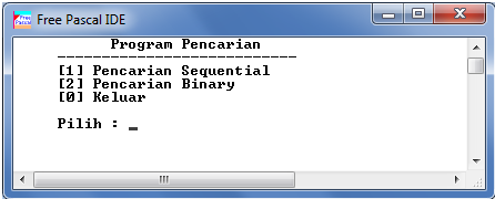 Pencarian Sequential dan Binari - Ardiansyah Sukma Wijaya