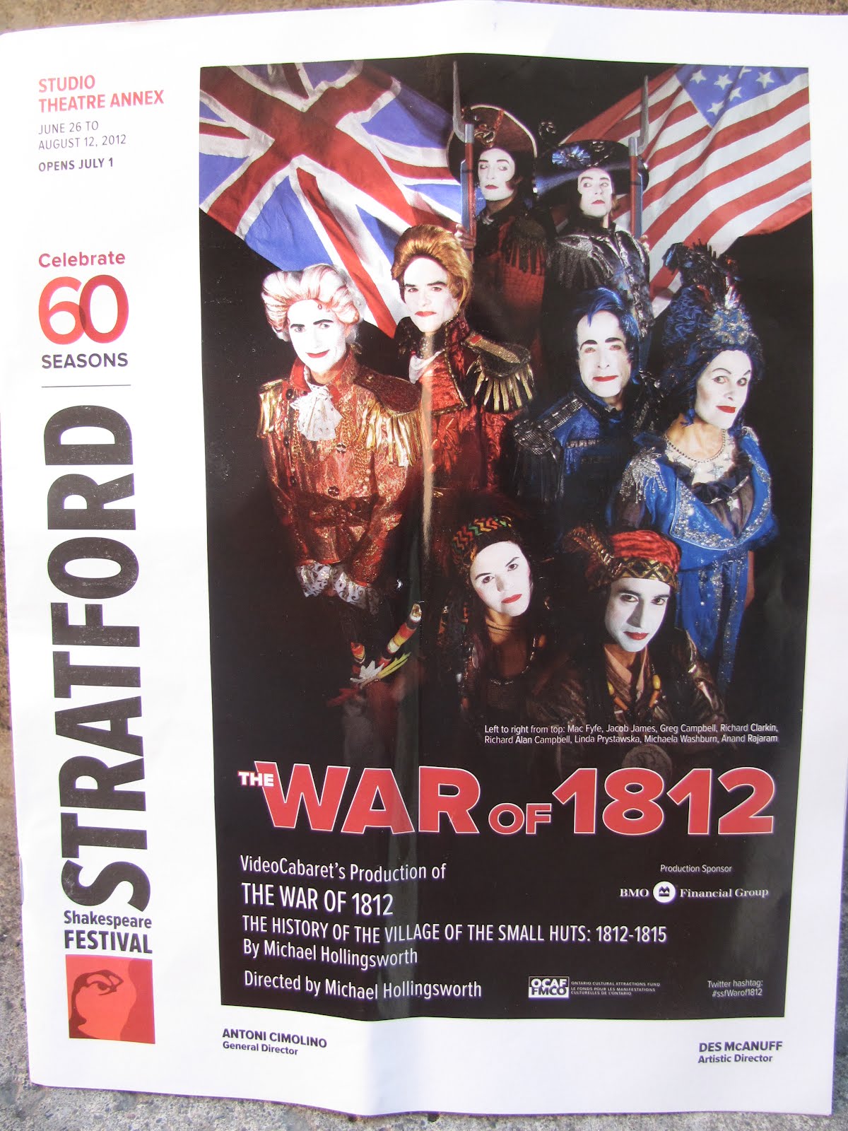 The World of Gord: Play Review - The War of 1812, Stratford Shakespeare ...