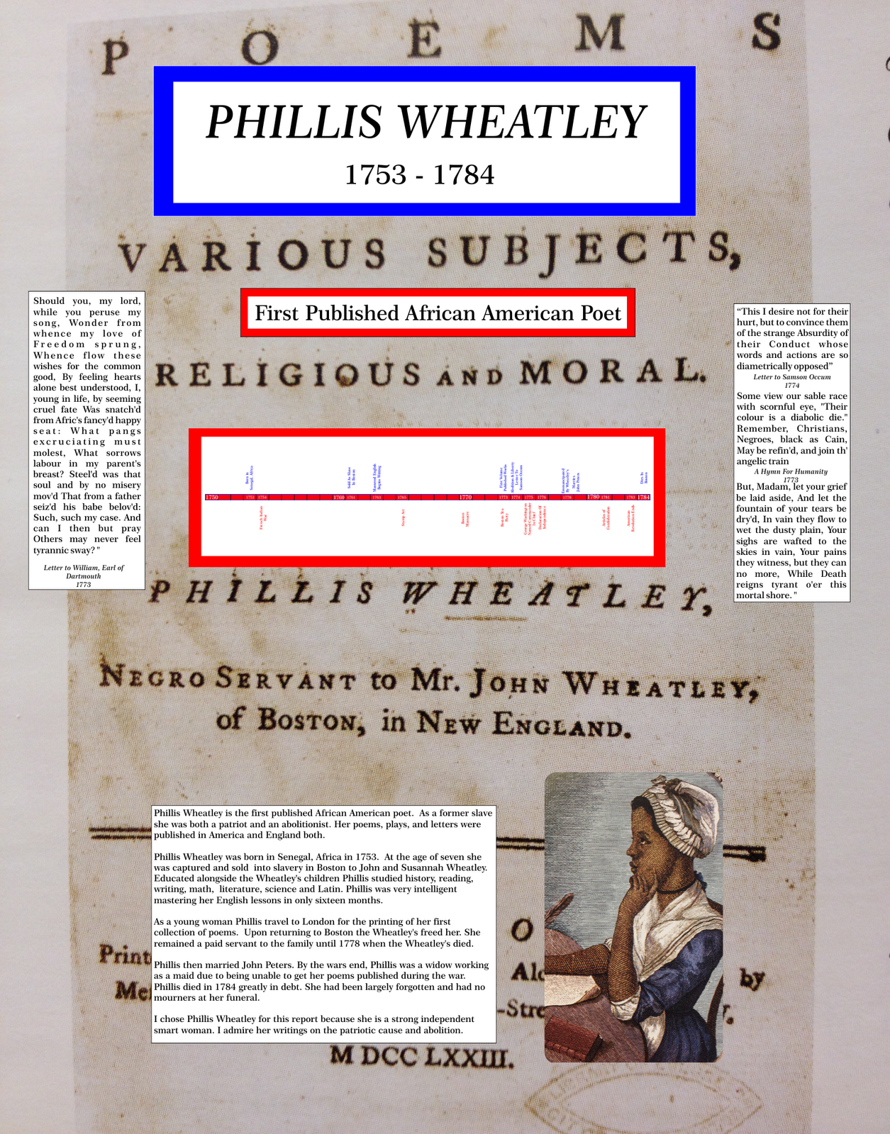 Dispossessed: Black History Month Project - Phillis Wheatley