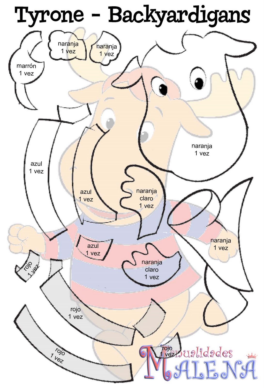 Molde para dibujar los backyardigans - Imagui