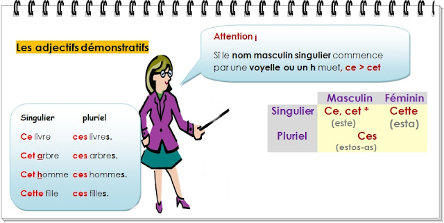 VIVE LE FRANÇAIS.: 2. Adjectifs démonstratifs