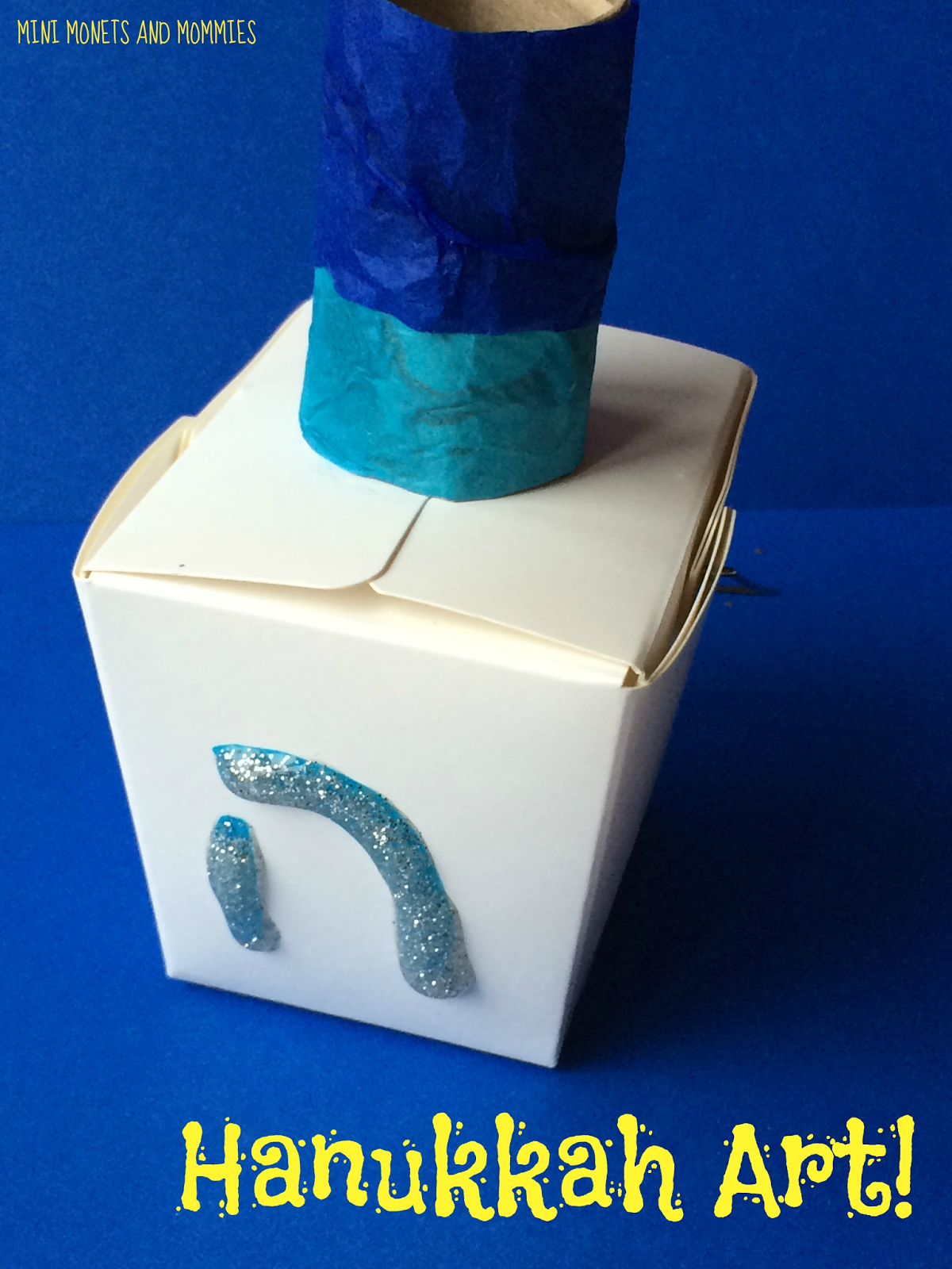 Mini Monets and Mommies: Hanukkah Dreidel Craft for Kids