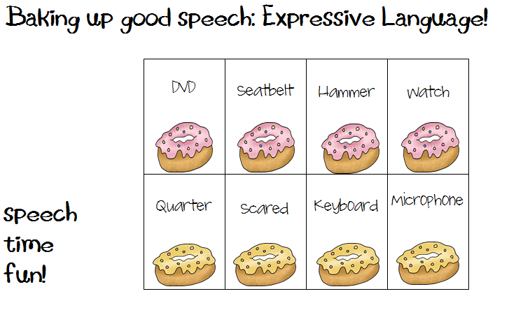 Baking Up Good Speech: Receptive & Expressive Language Packets ...