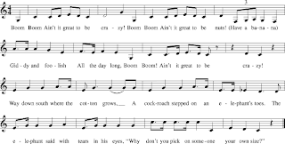 Traditional Folk Music - AIN'T IT GREAT TO BE CRAZY Sheet Music and MIDI