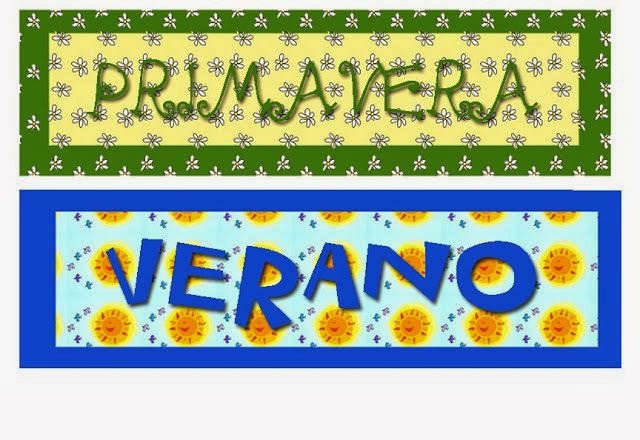 LETRERO DE las 4 estaciones del año - Imagui