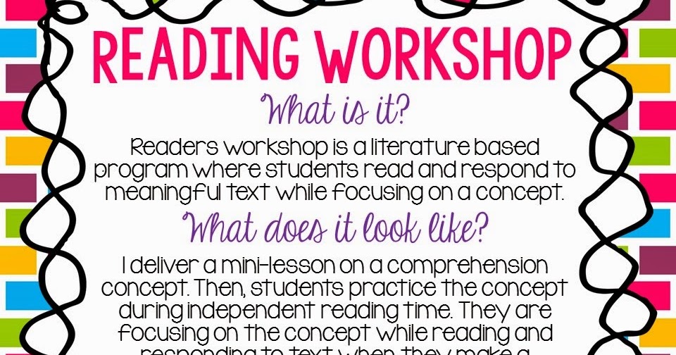 The Teacher Talk: My Readers Workshop