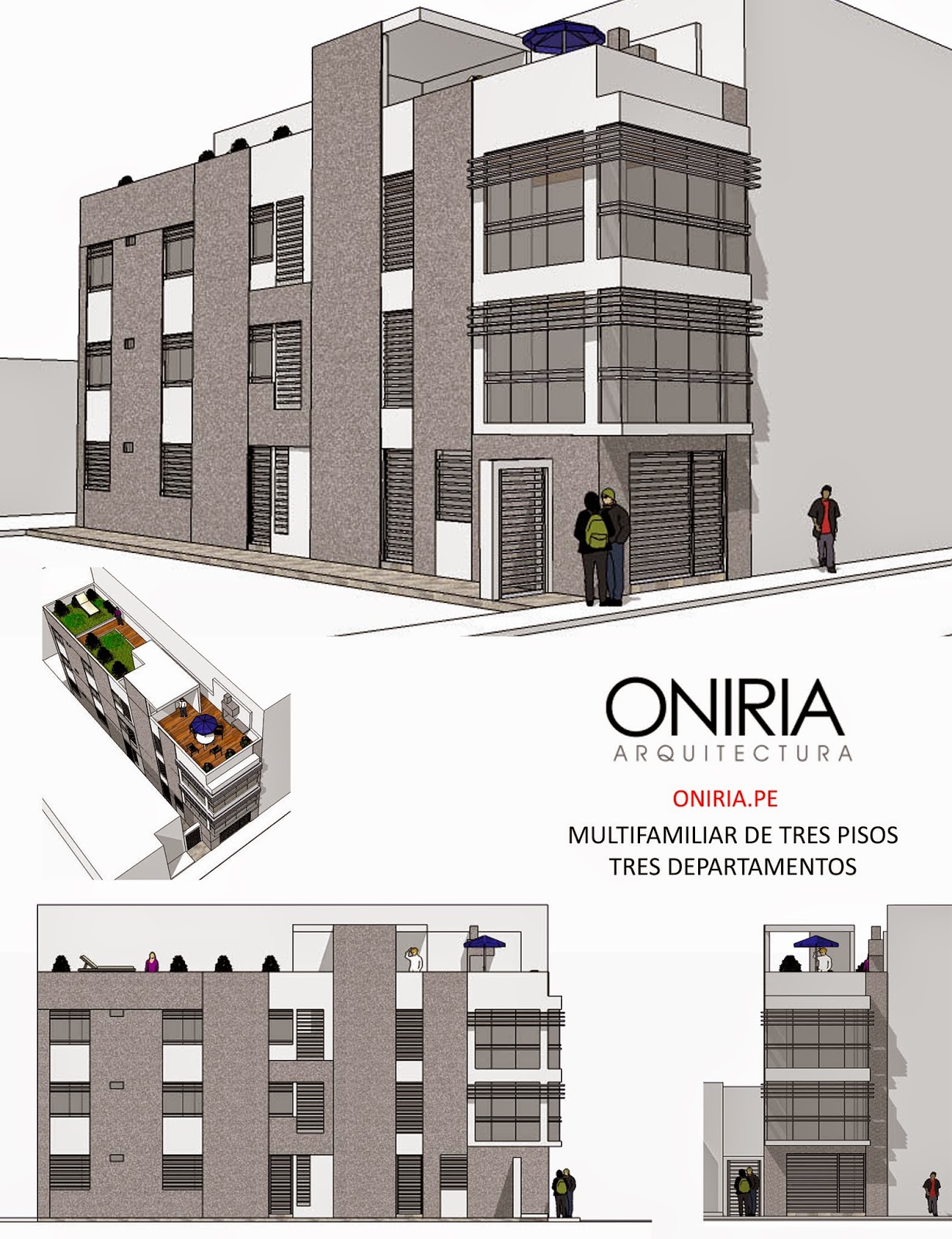Oniria Arquitectura: Diseño de Viviendas Multifamiliares