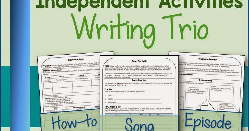 The Best of Teacher Entrepreneurs: GIVEAWAY: Writing Activity Bundle