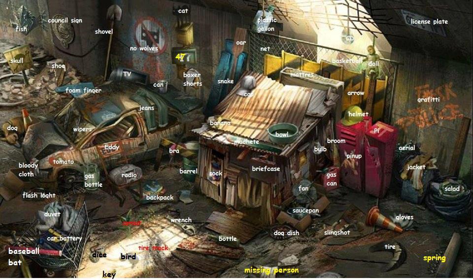 Case 3 - The Homeless Camp | Criminal Case Objects Case 3 - The Homeless Camp | Criminal Case Objects