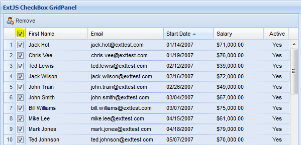 Fixed checkbox column in EXTJS panel - Stack Overflow Fixed checkbox column in EXTJS panel - Stack Overflow