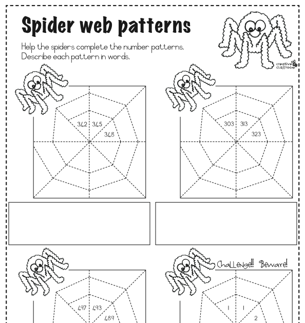 The Best of Teacher Entrepreneurs: FREE MATH LESSON - “Spider Web ...