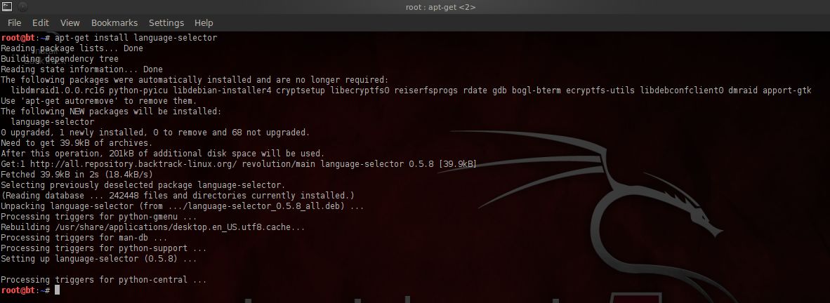 Cambio del Lenguaje de BACKTRACK ~ OPERATING SYSTEM ONE