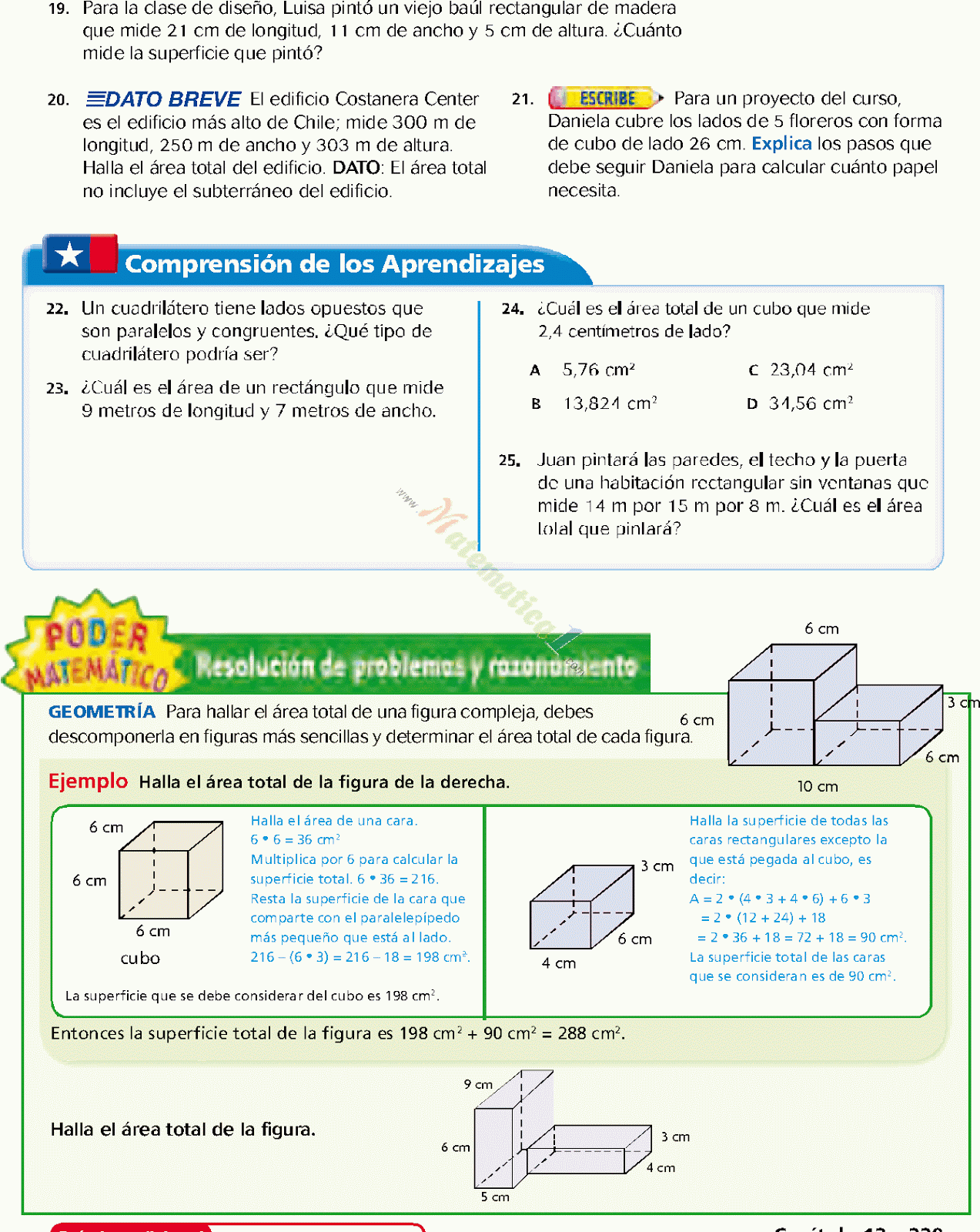 FIGURAS BIDIMENSIONALES Y TRIDIMENSIONALES EJEMPLOS RESUELTOS DE ...