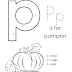 Kids Page: Alphabet Letter P lowercase Coloring Pages