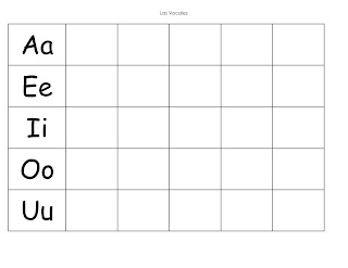 Inicial Sounds-Vowels/Sonido Inicial-Las Vocales ~ Bilingual Montessori