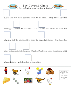 Ms. Lane's SLP Materials: Articulation: Initial Ch Story Activity