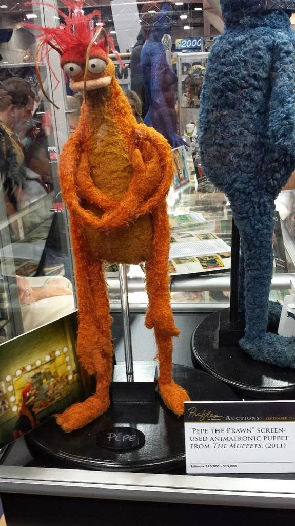 MuppetsHenson: Pepe and Gonzo Displayed at the San Diego Comic Con MuppetsHenson: Pepe and Gonzo Displayed at the San Diego Comic Con