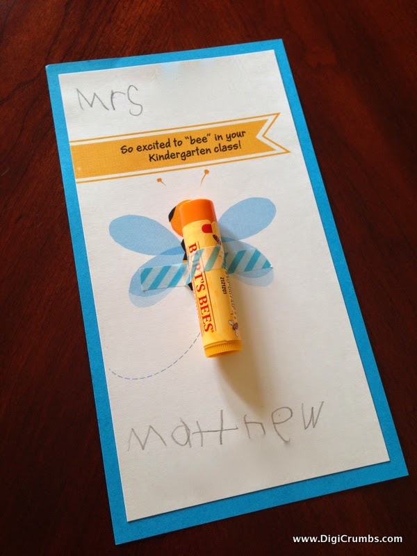 DigiCrumbs: Back To School Teacher Gift - Excited to “bee” in your ...
