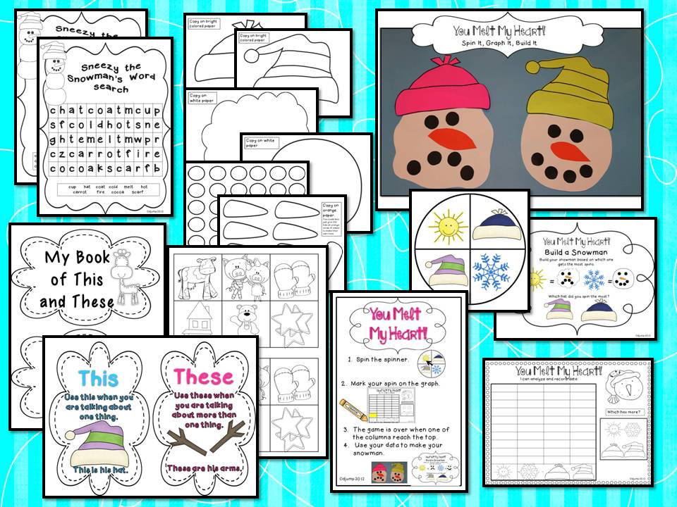 Sneezy the Snowman unit and Freebie | Mrs Jump's class | Bloglovin’