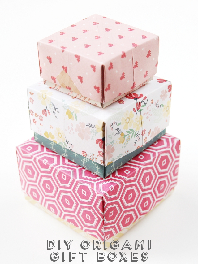 DIY ORIGAMI GIFT BOXES Gathering Beauty diy-origami-gift-boxes-gathering-beauty