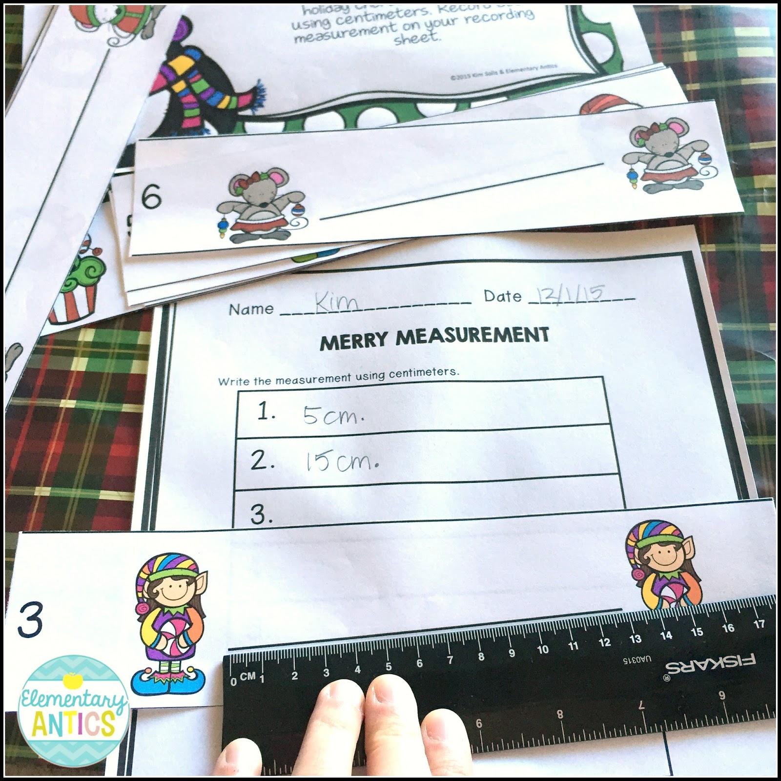 Counting Down 'Til the Big Day: Holiday Themed Math- Merry Measurement ...