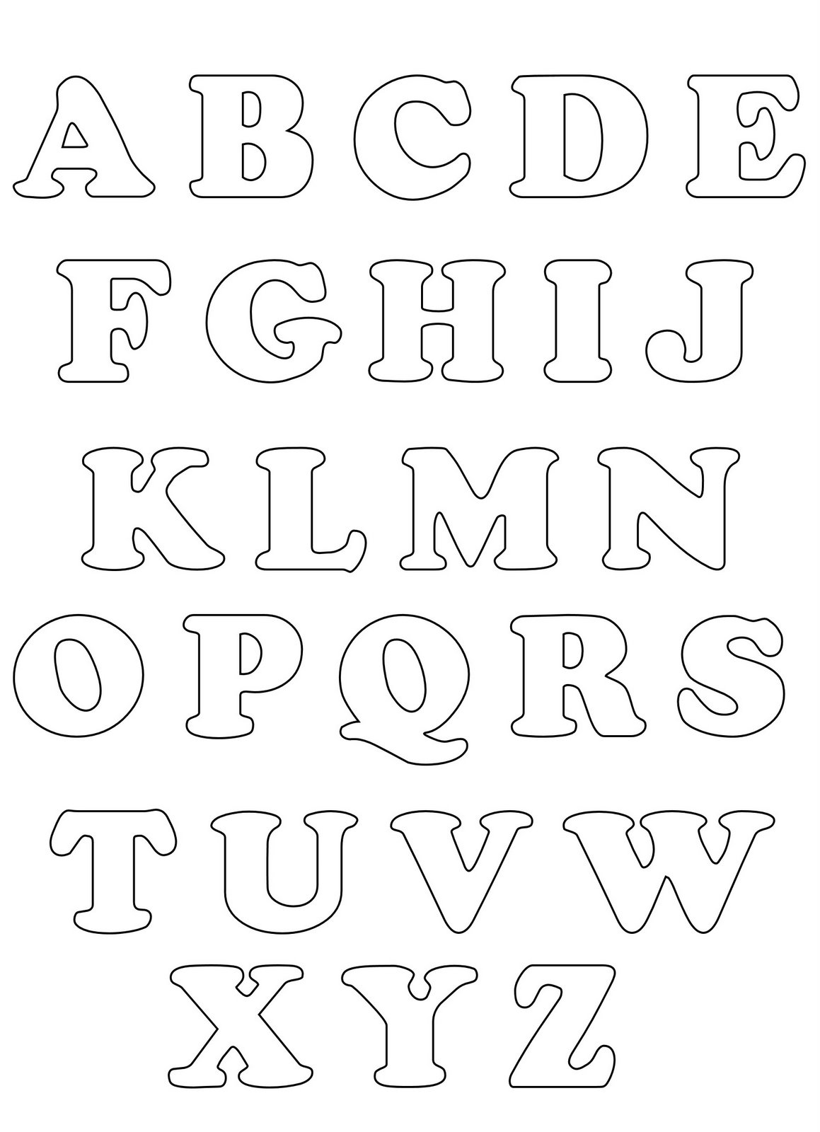 MODELOS DE LETRAS DEL ABECEDARIO PARA IMPRIMIR - Imagui