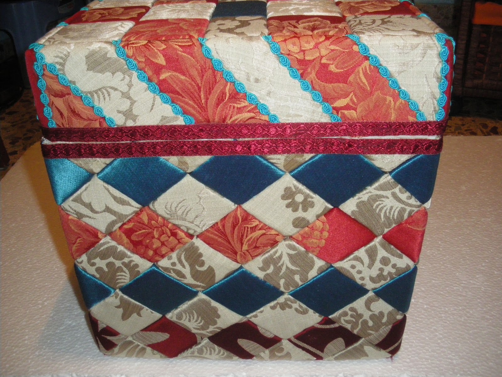 Patchwork sin aguja cajas - Imagui