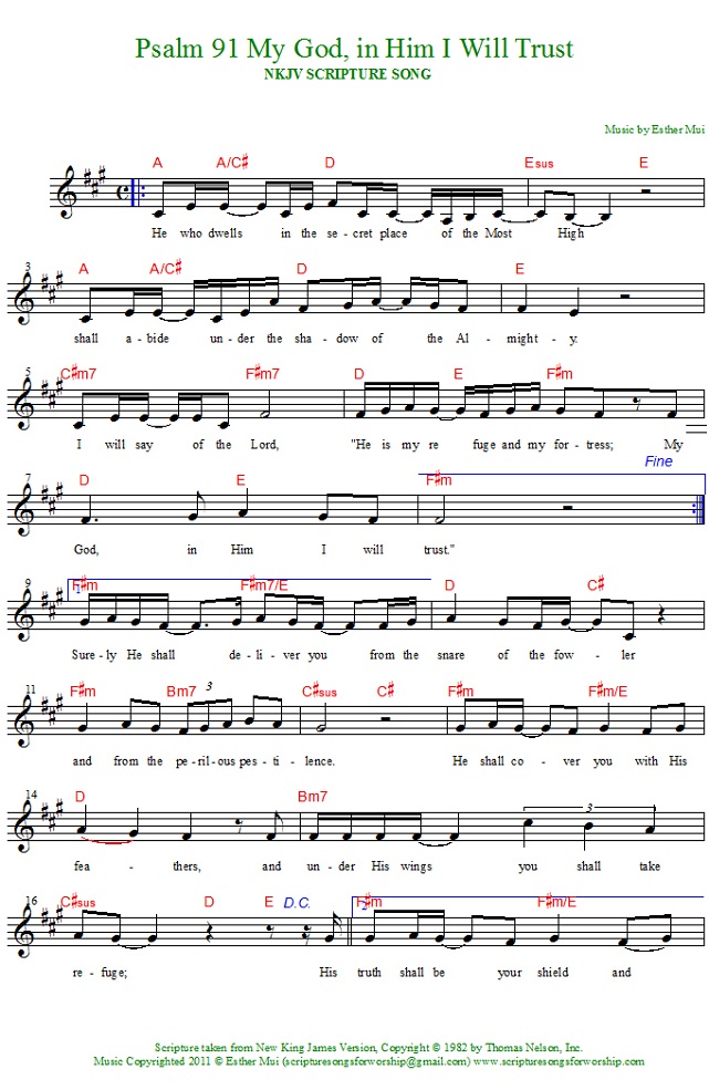 Scripture Songs For Worship Psalm 91 My God In Him I Will Trust scripture-songs-for-worship-psalm-91-my-god-in-him-i-will-trust