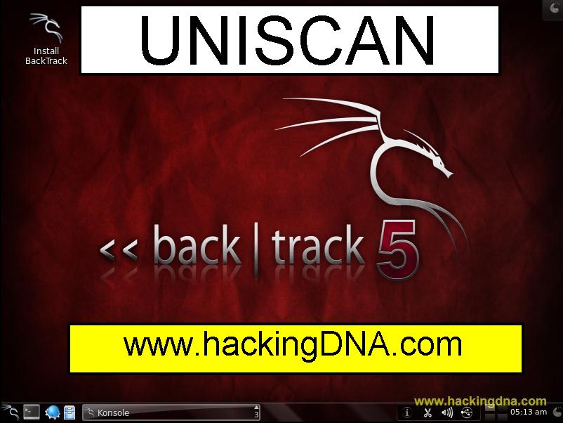 HackingDNA: Uniscan On Backtrack 5