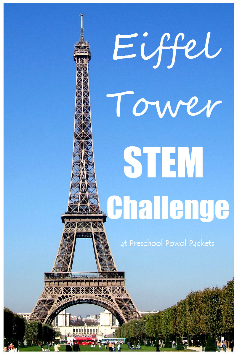 Eiffel Tower STEM Challenge! | Preschool Powol Packets