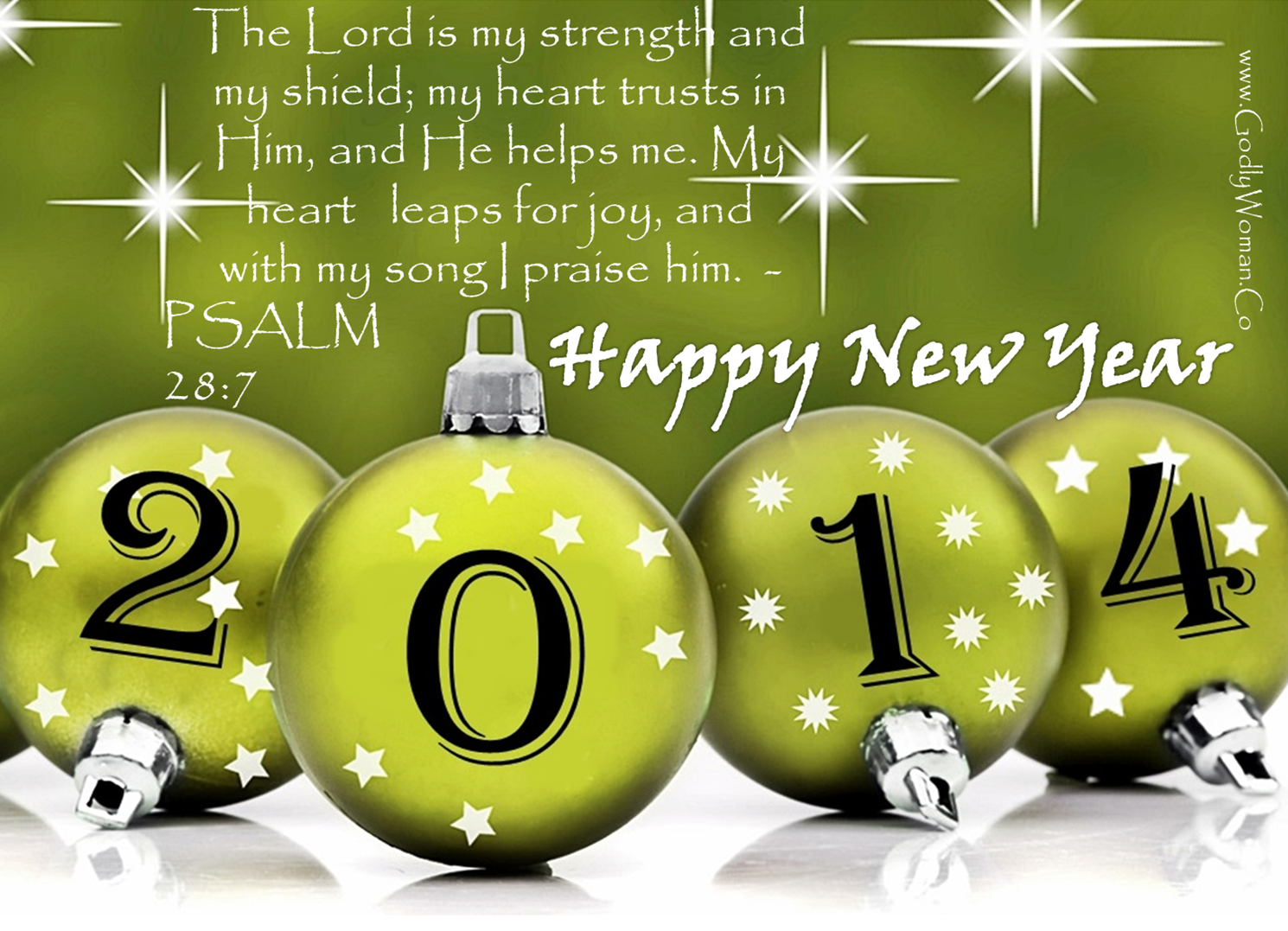 Happy New Year - Bible Promises for the Year 2014 - Downloadable ...