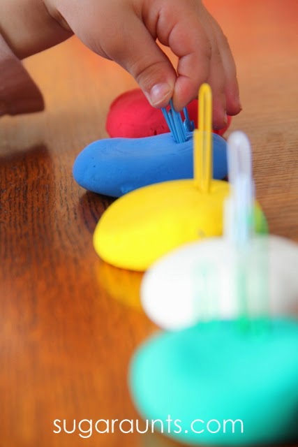 Play Dough Color Match Learning Activity - The OT Toolbox