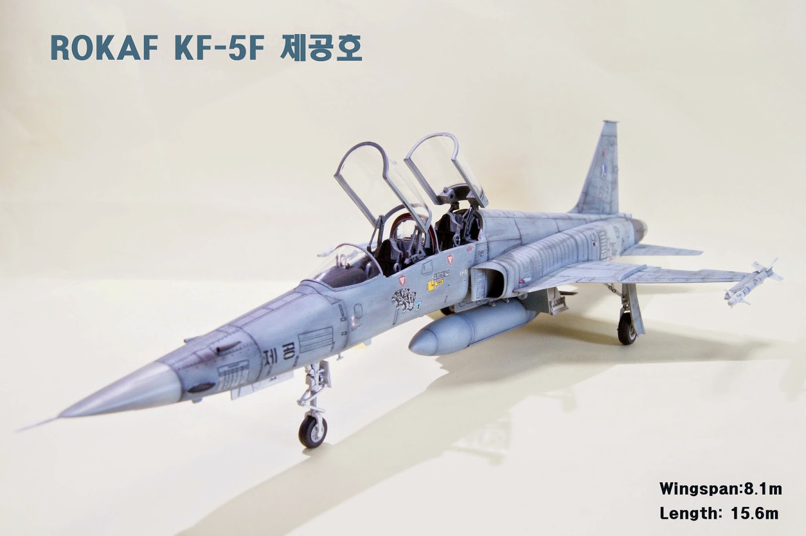 Fine Scale Aviation: ROKAF KF-5F Jegongho 1/48 Academy(AFV)