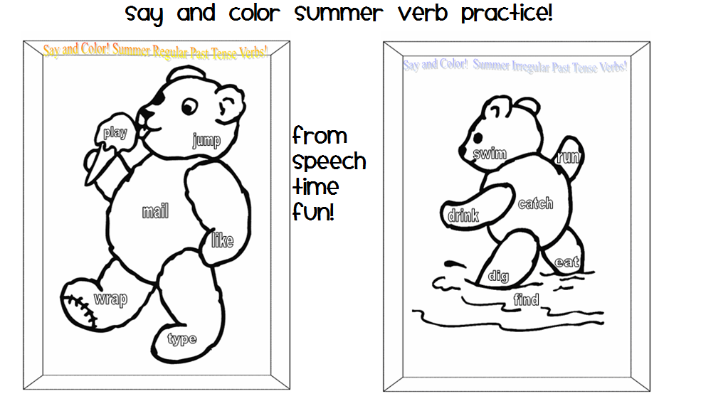 Summer Resources & Ideas for SLPs and Parents! - Speech Time Fun ...